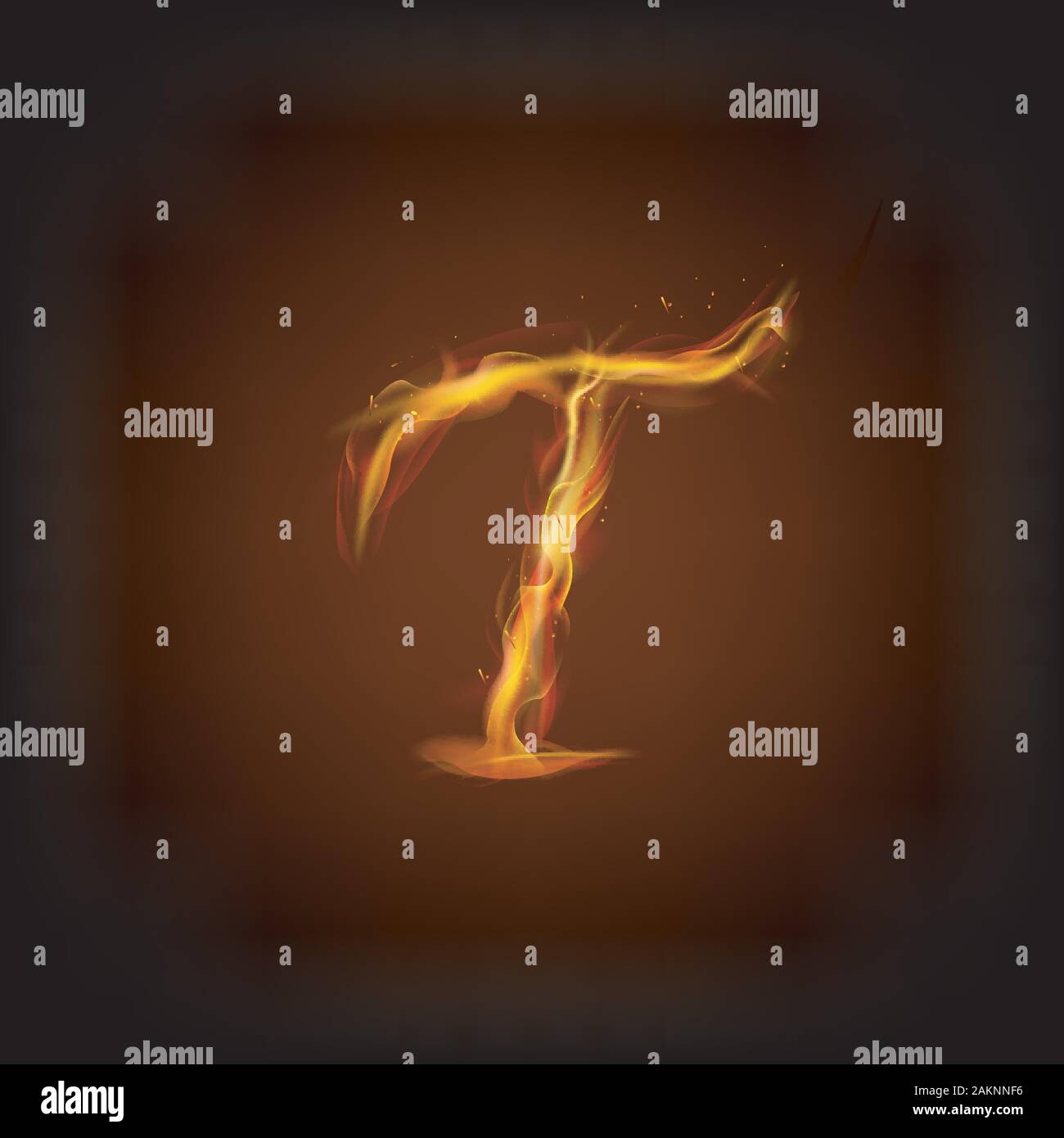 Letter t fire smoke hi-res stock photography and images - Alamy