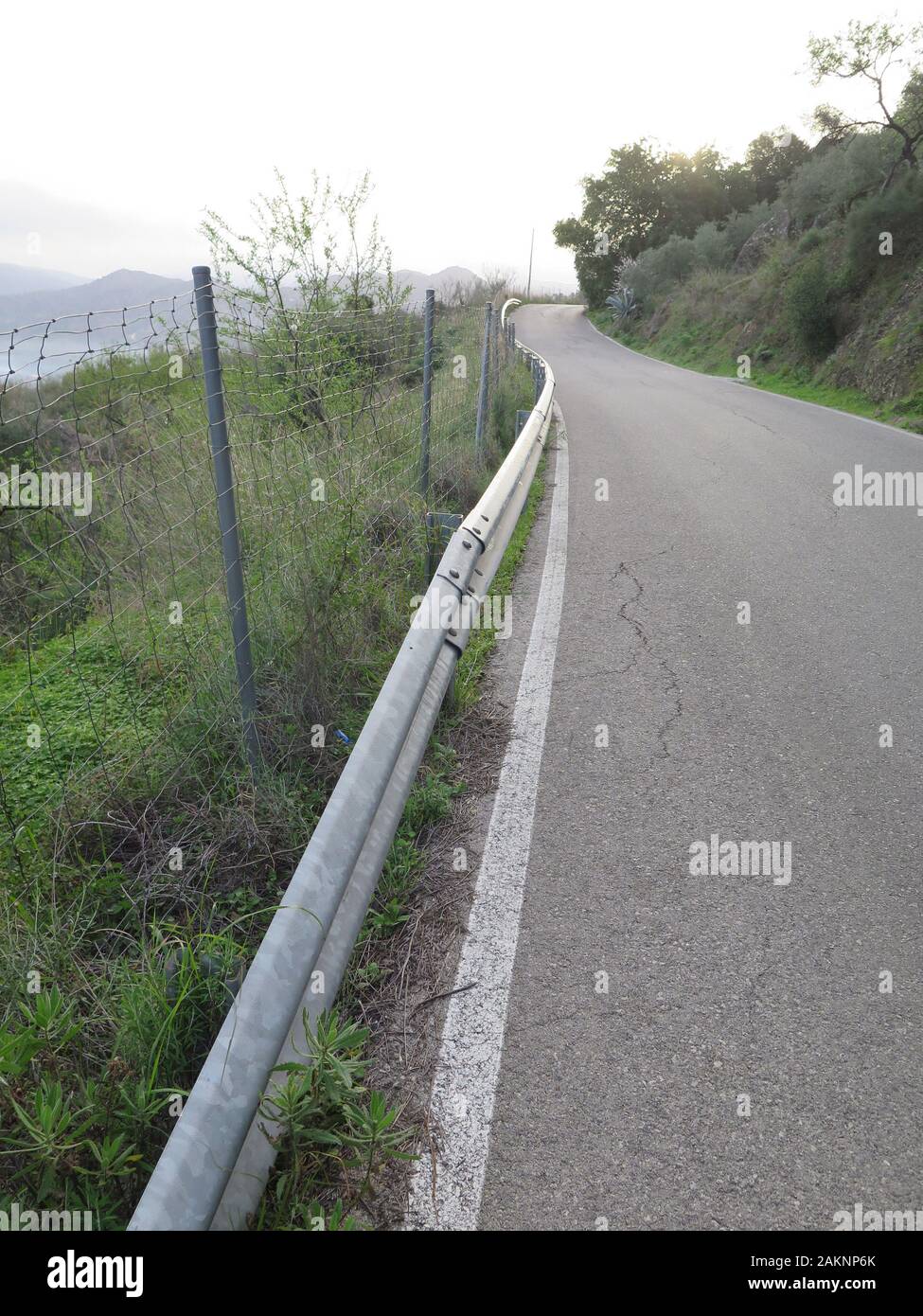 Steel crash barrier hi-res stock photography and images - Alamy