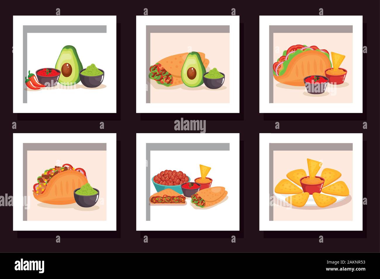 Food latinoamerica Stock Vector Images - Alamy