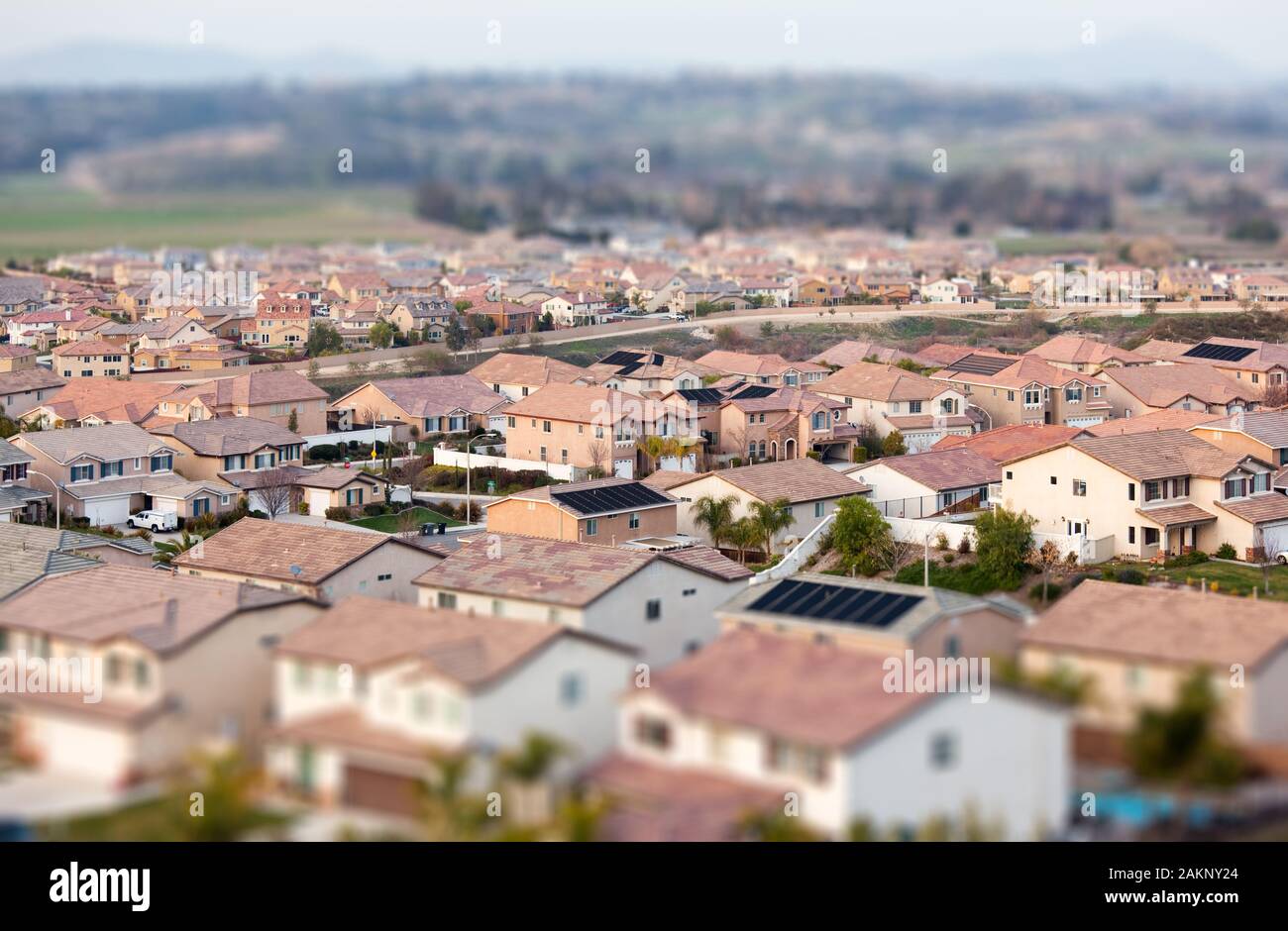 Street houses neigborhood architecture hi-res stock photography and ...