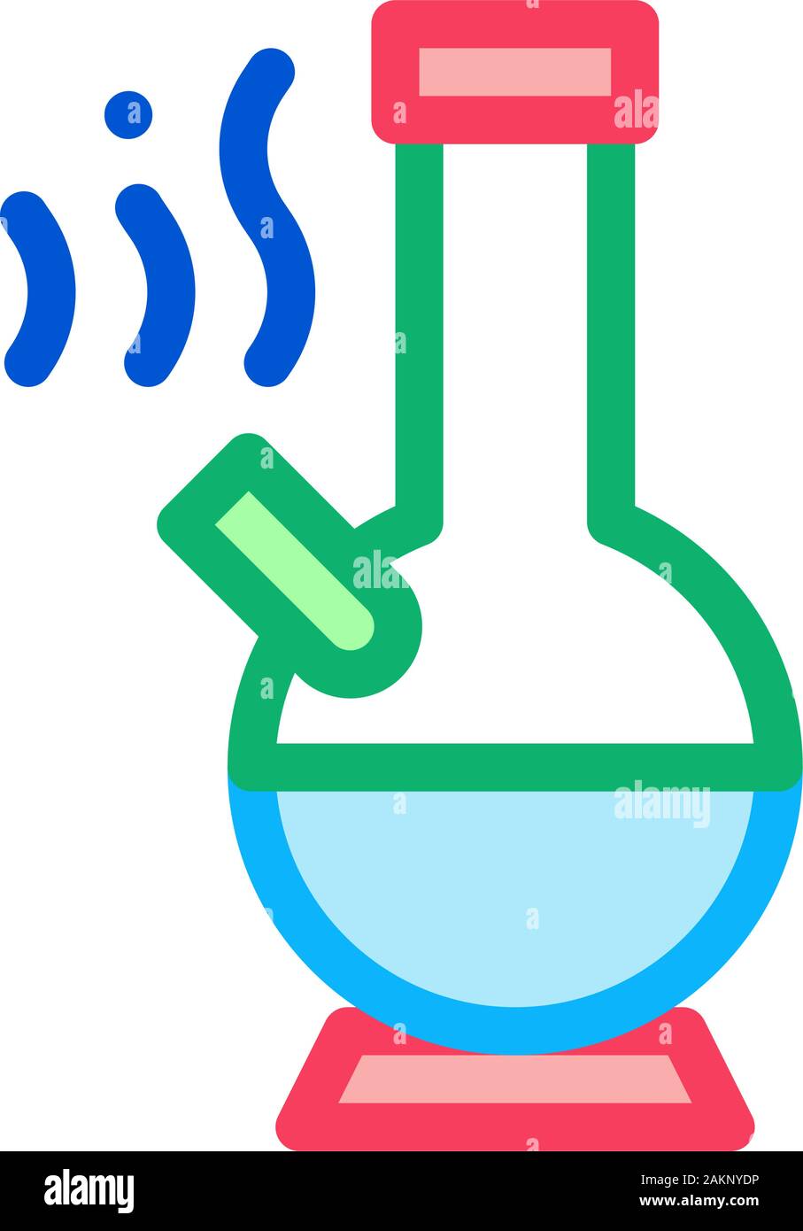 Smoking Bong Icon Vector Outline Illustration Stock Vector Image & Art ...