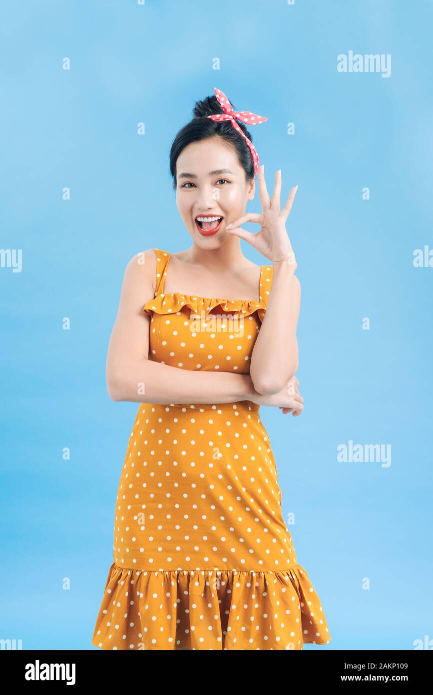 Portrait of her she nice-looking attractive lovely perfect cheerful ...