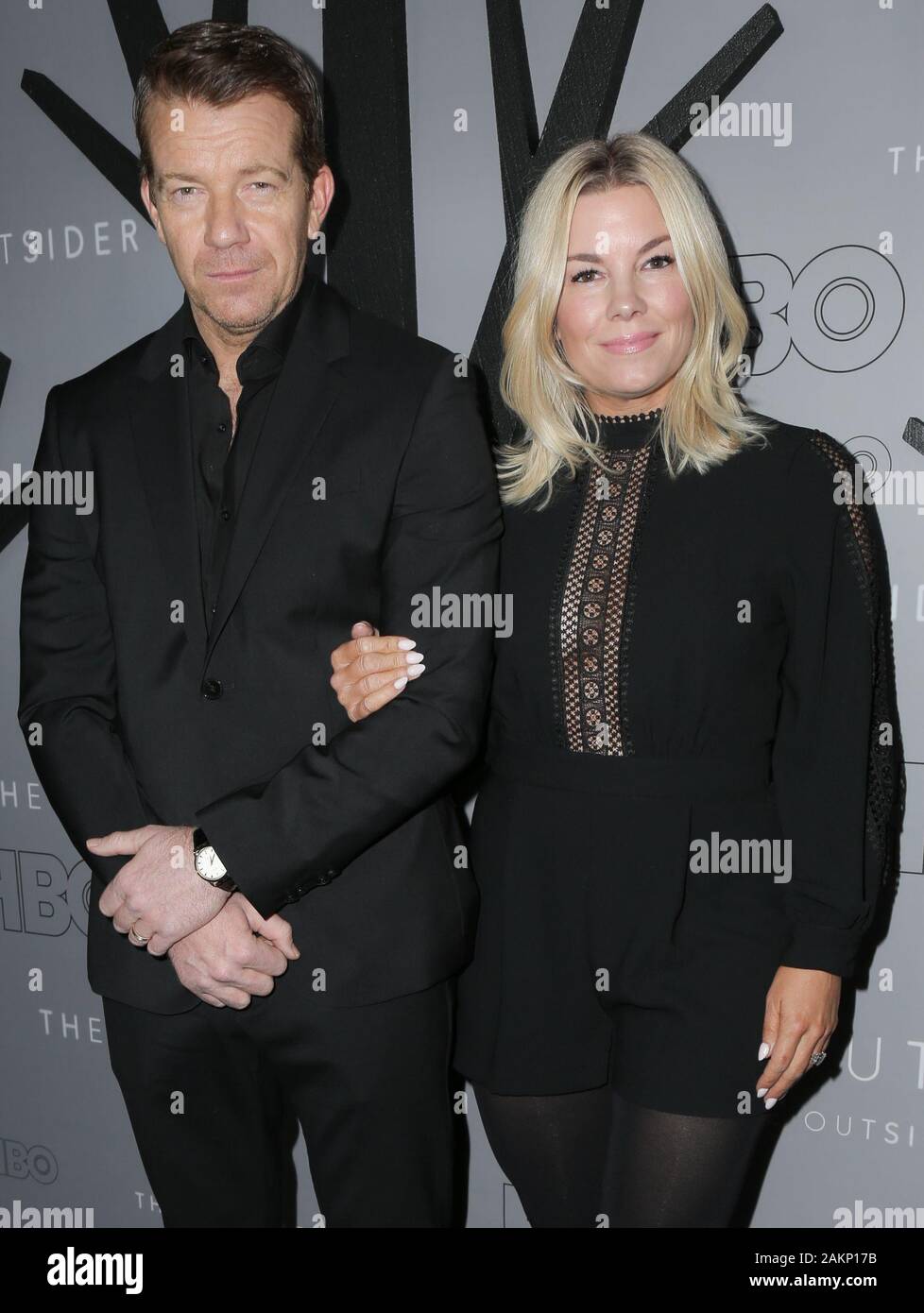 Los Angeles, USA. 9th January, 2020. Max Beesley, Jennifer Beesley ...