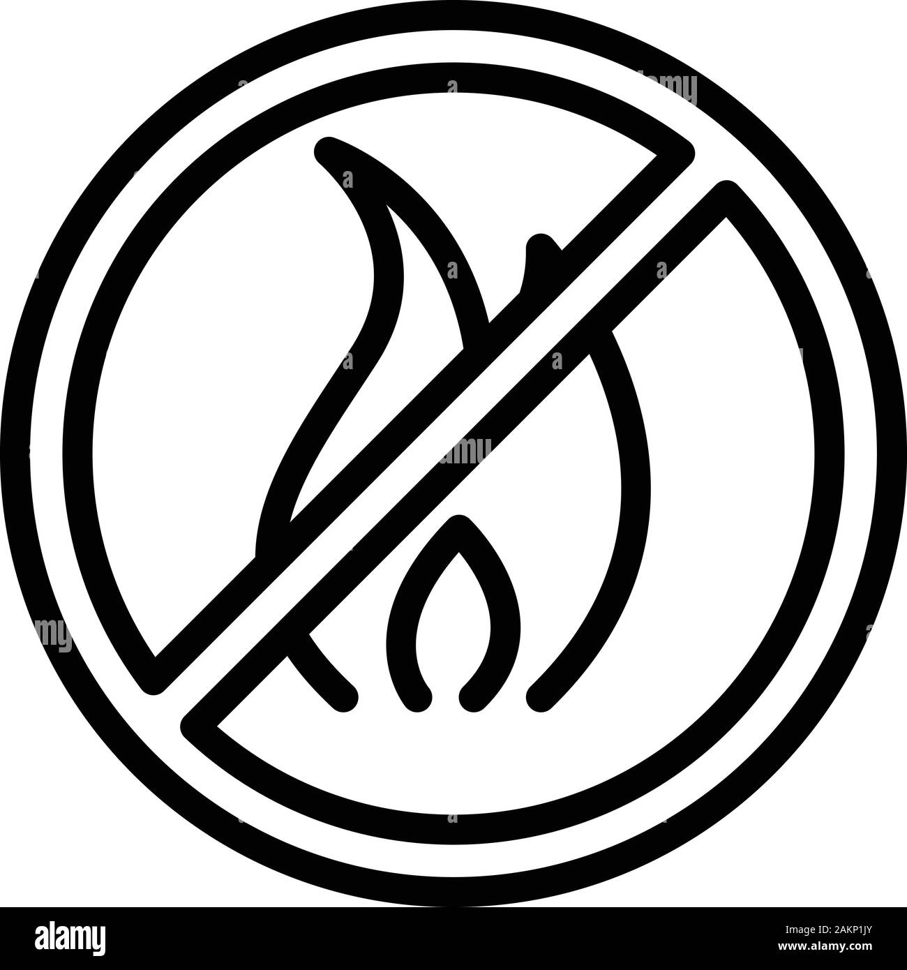 No campfire allowed Black and White Stock Photos & Images - Alamy