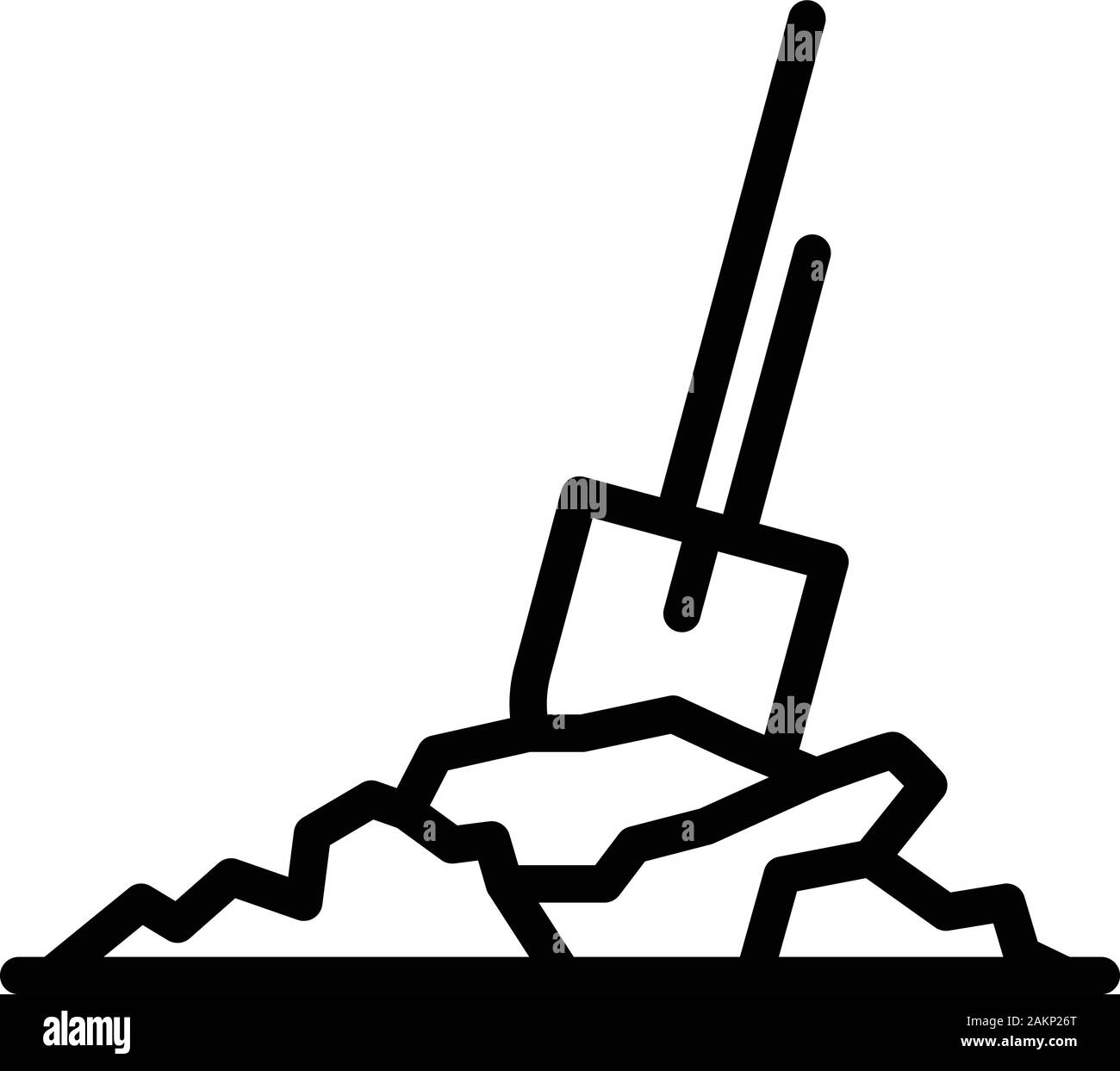 Stuck into ground Black and White Stock Photos & Images - Alamy