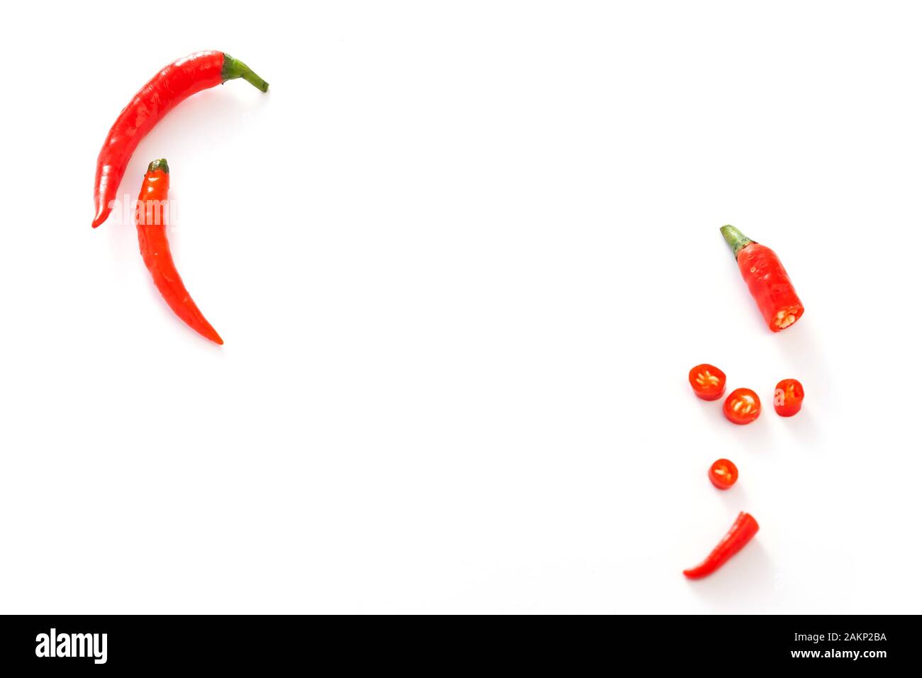 Cross section of chili pepper Cut Out Stock Images & Pictures - Alamy