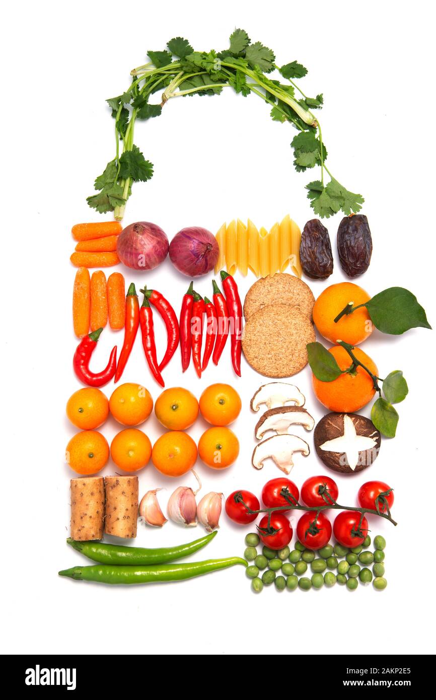 All kinds of fruits and vegetables Stock Photo - Alamy