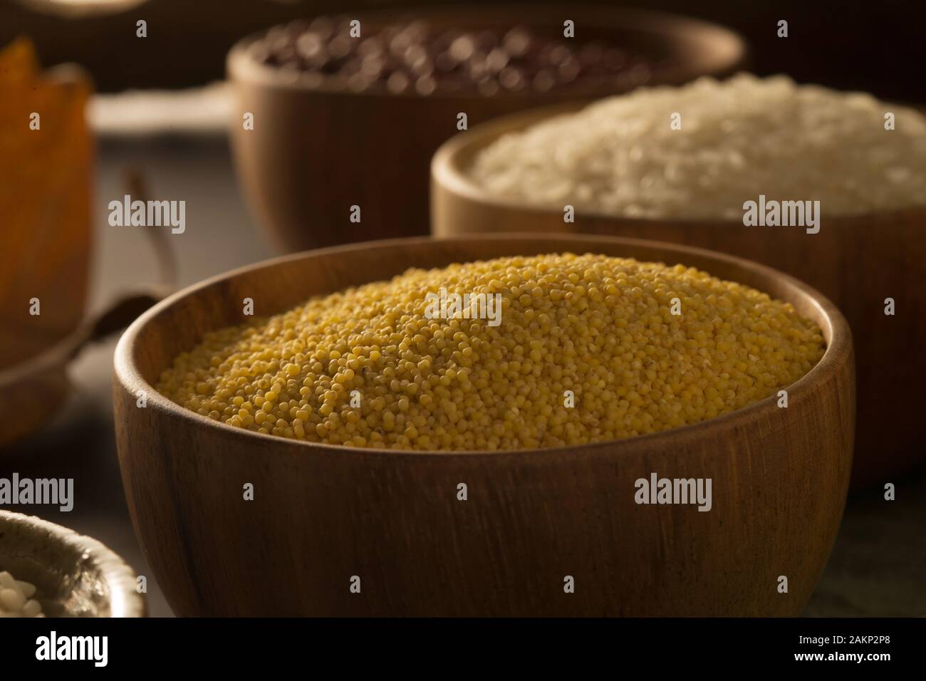 Grains of millet Stock Photo - Alamy