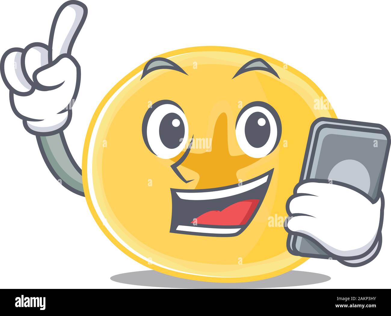 Cartoon design of banana chips speaking on a phone Stock Vector Image ...