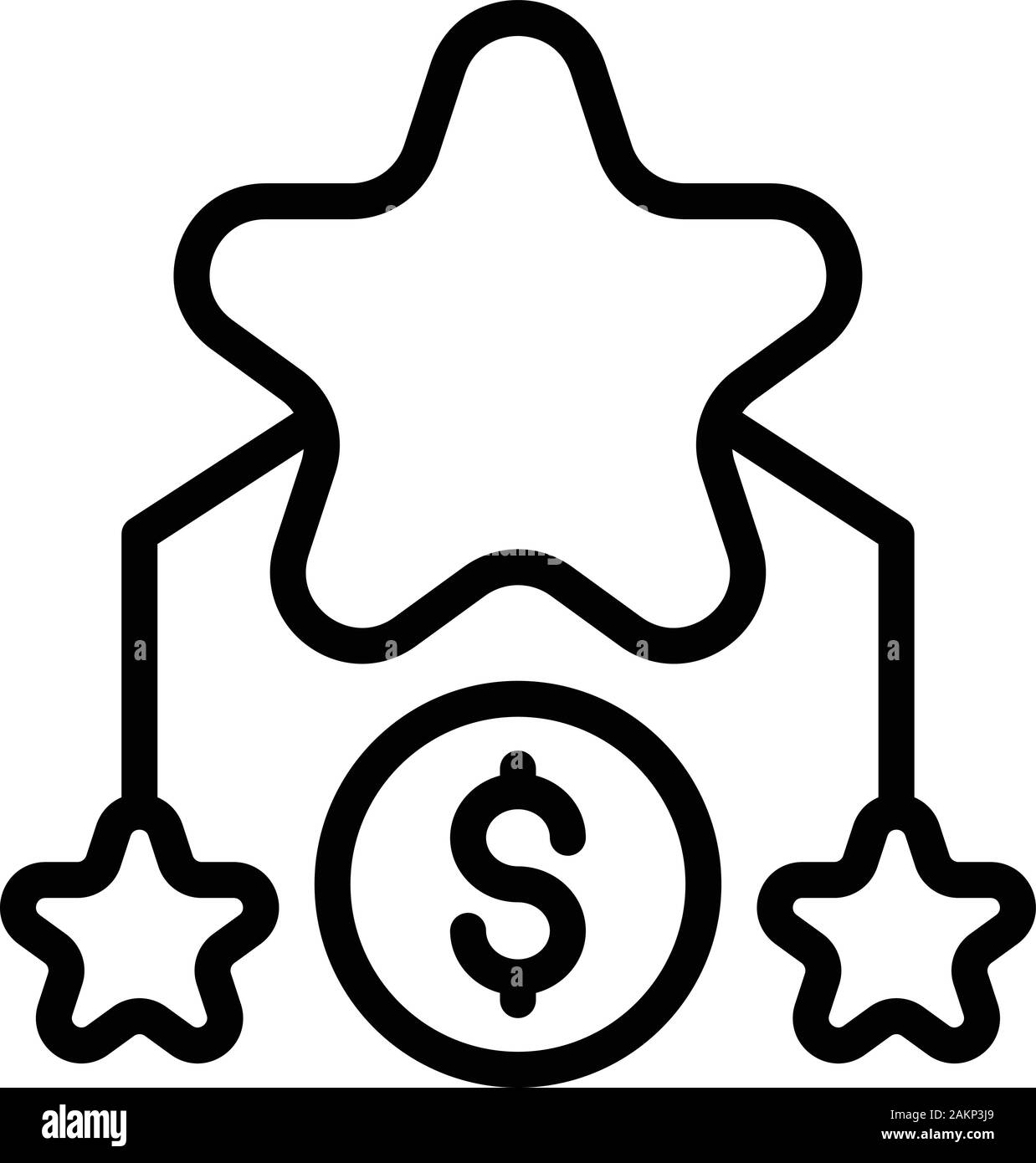 Star franchise scheme icon, outline style Stock Vector Image & Art - Alamy