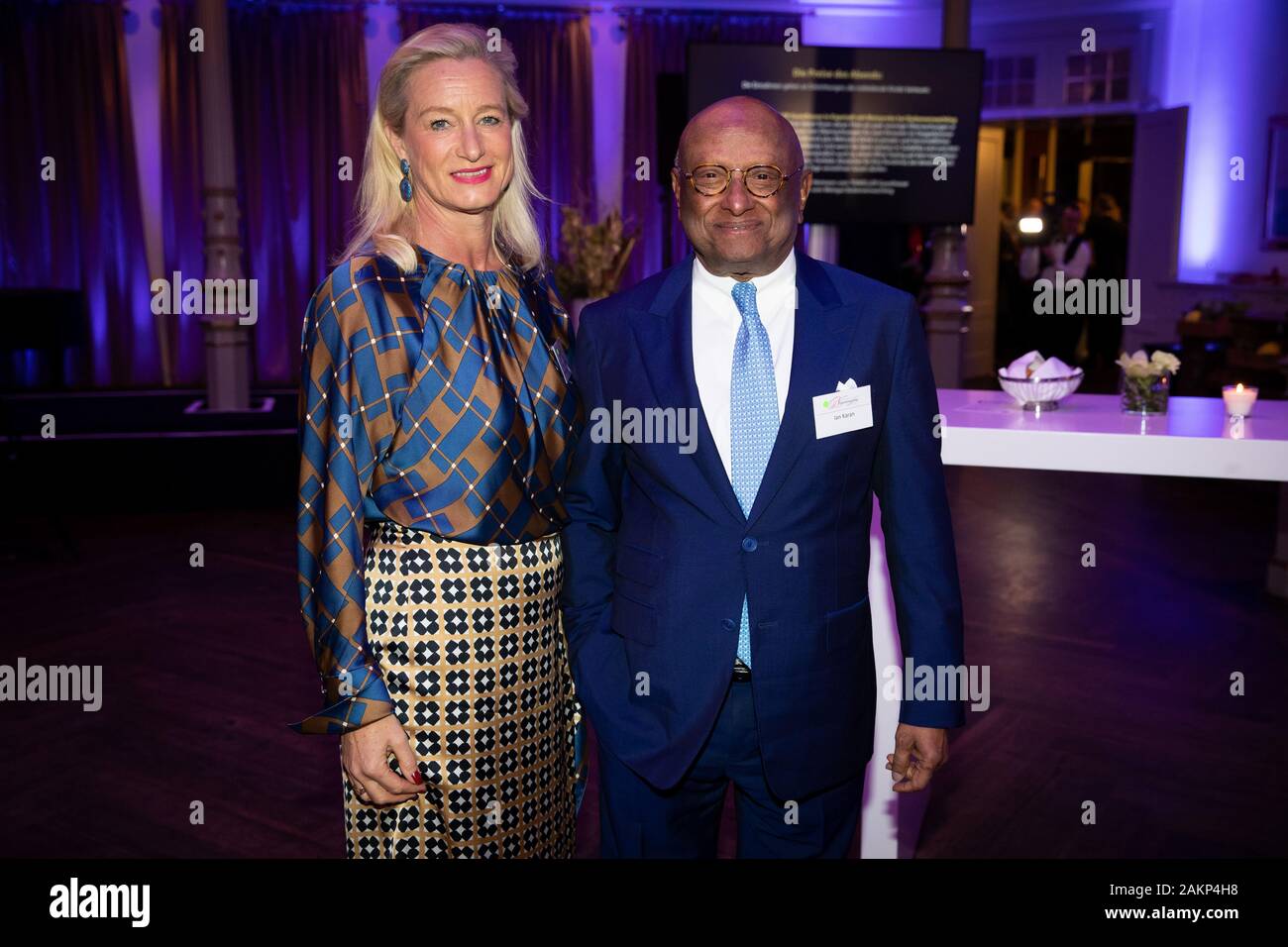 Hamburg, Germany. 09th Jan, 2020. Ian Karan, entrepreneur, and his wife ...