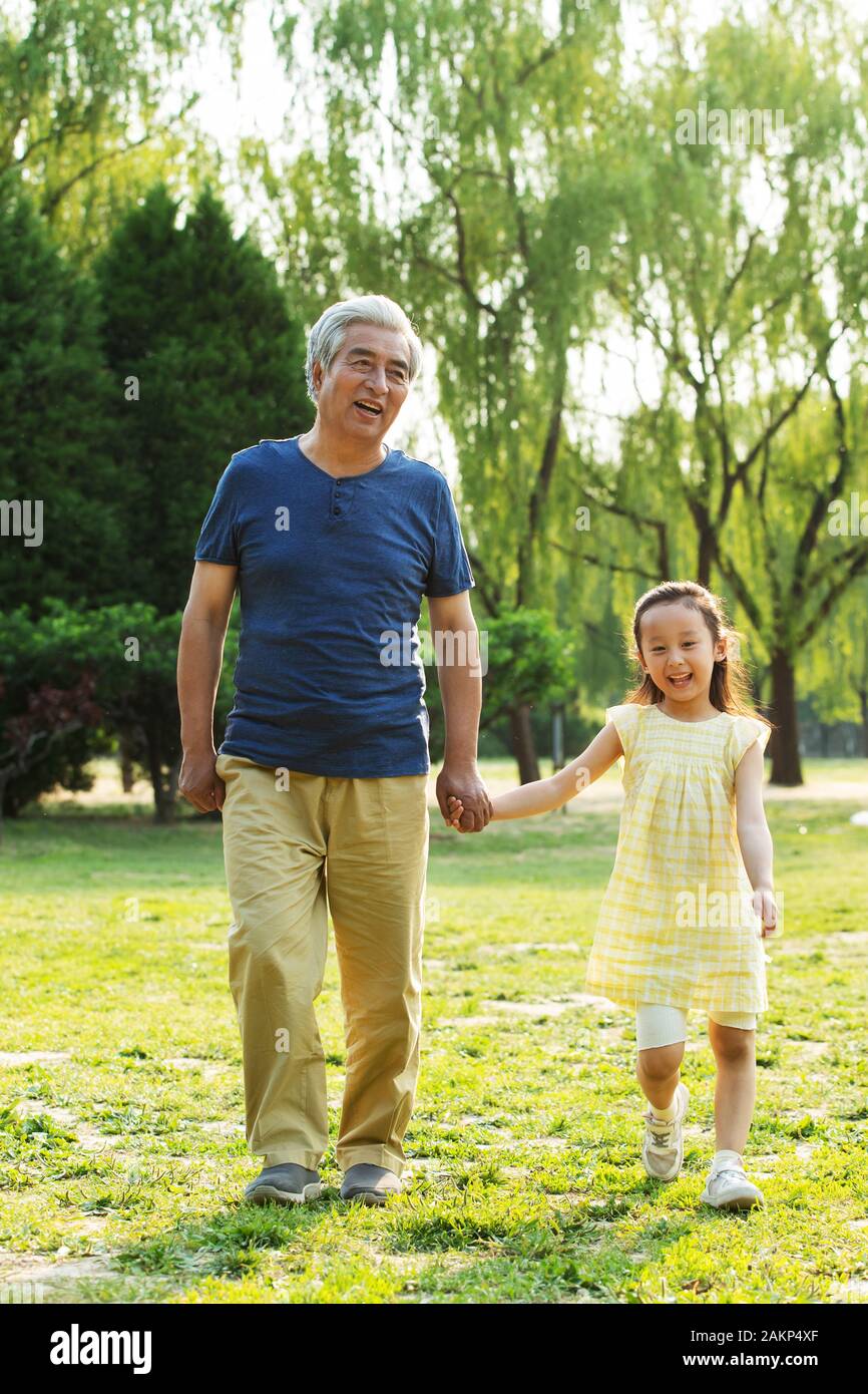 Indian grandpa walking hi-res stock photography and images - Alamy