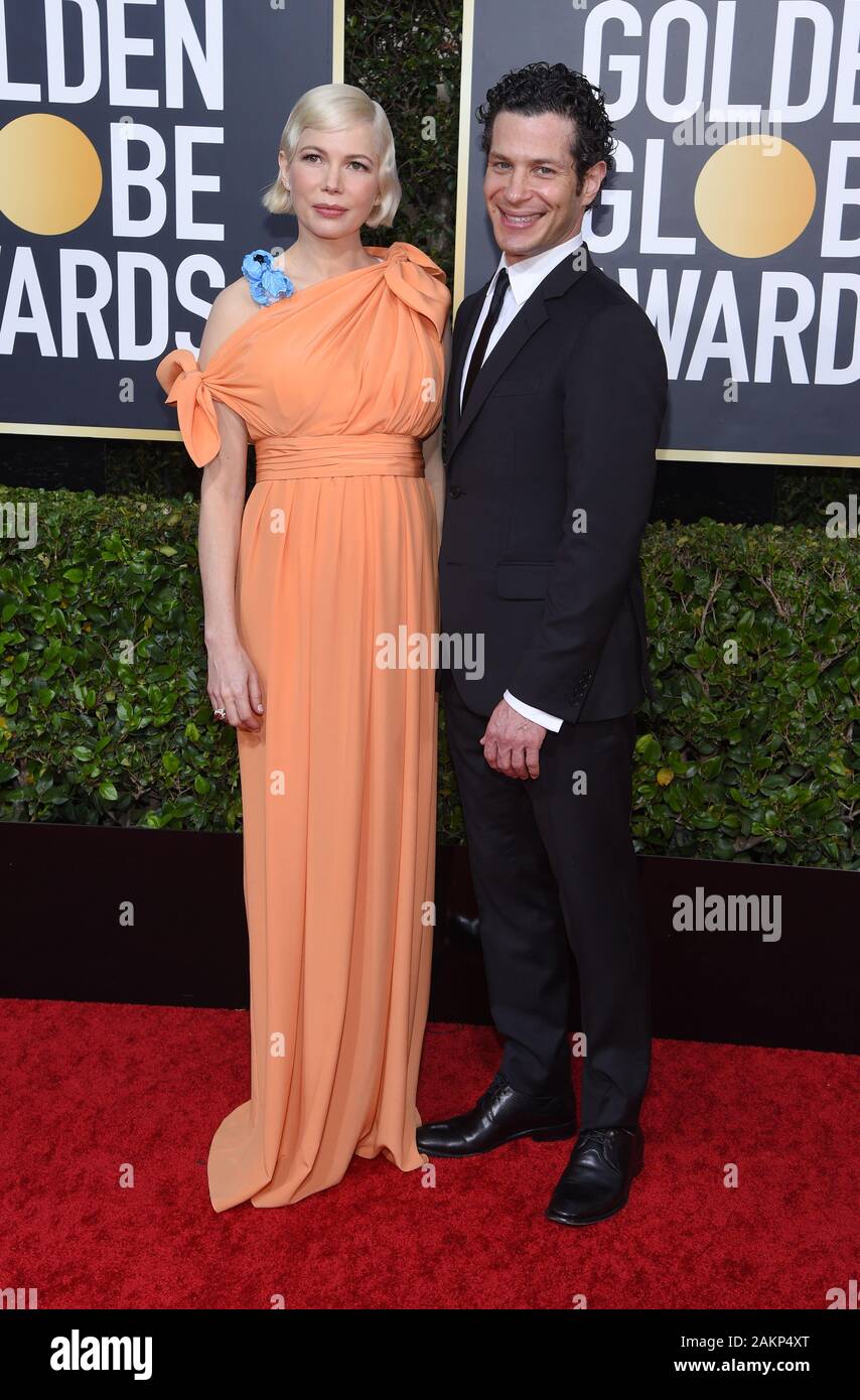 Michelle Williams and Thomas Kail Stock Photo - Alamy