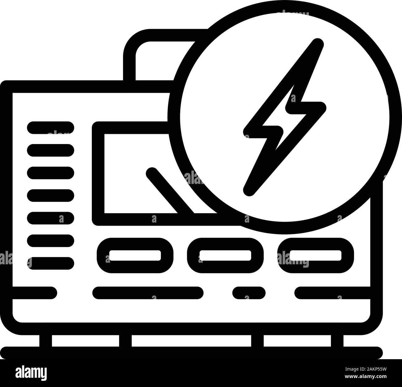 Electric stabilizer icon, outline style Stock Vector Image & Art - Alamy