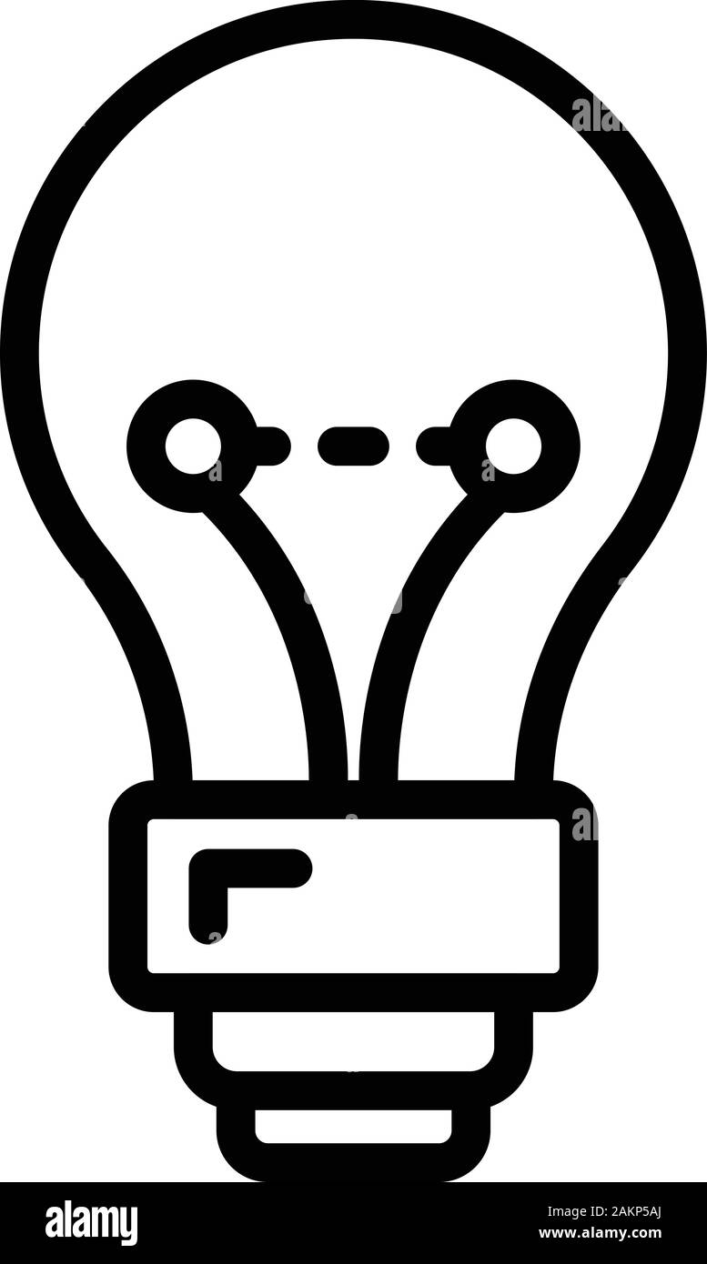 Classic light bulb icon, outline style Stock Vector Image & Art - Alamy