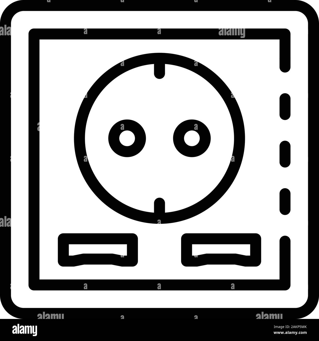 Black european socket Black and White Stock Photos & Images - Alamy