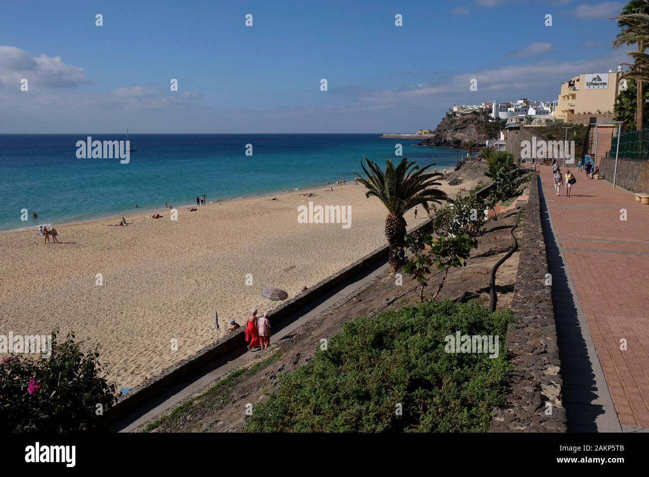 Jandia beach promenade fuerteventura hi-res stock photography and ...