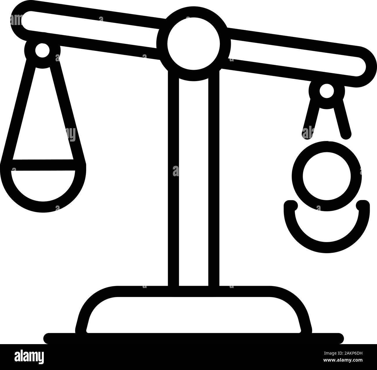 Finance balance icon, outline style Stock Vector Image & Art - Alamy
