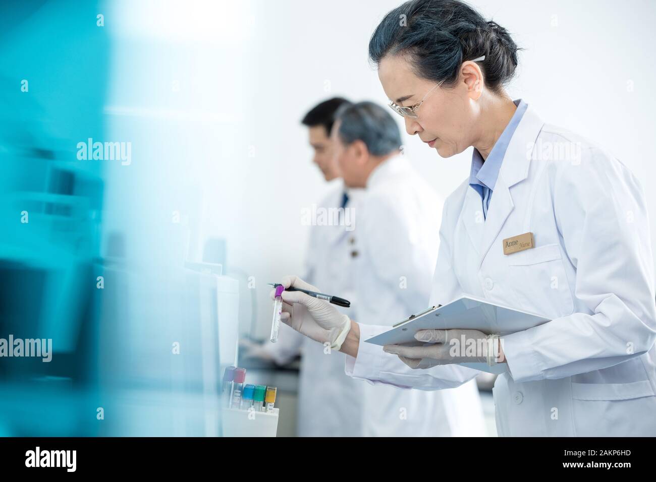 Medical experts to do research and analysis Stock Photo - Alamy