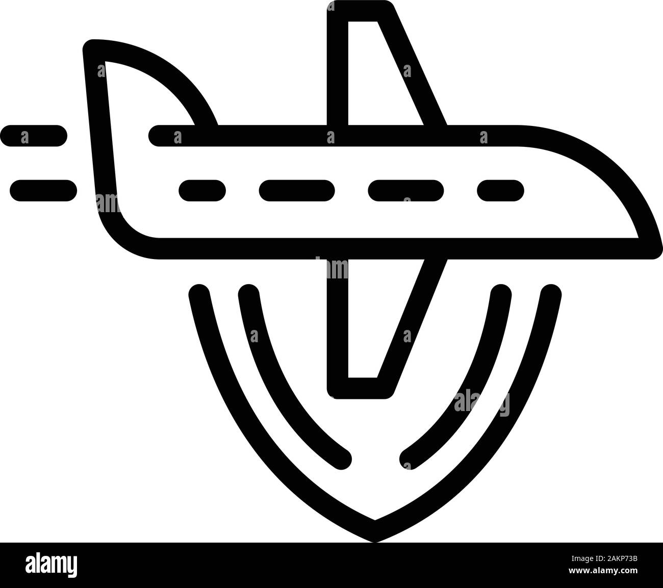 Air guard protection icon, outline style Stock Vector Image & Art - Alamy