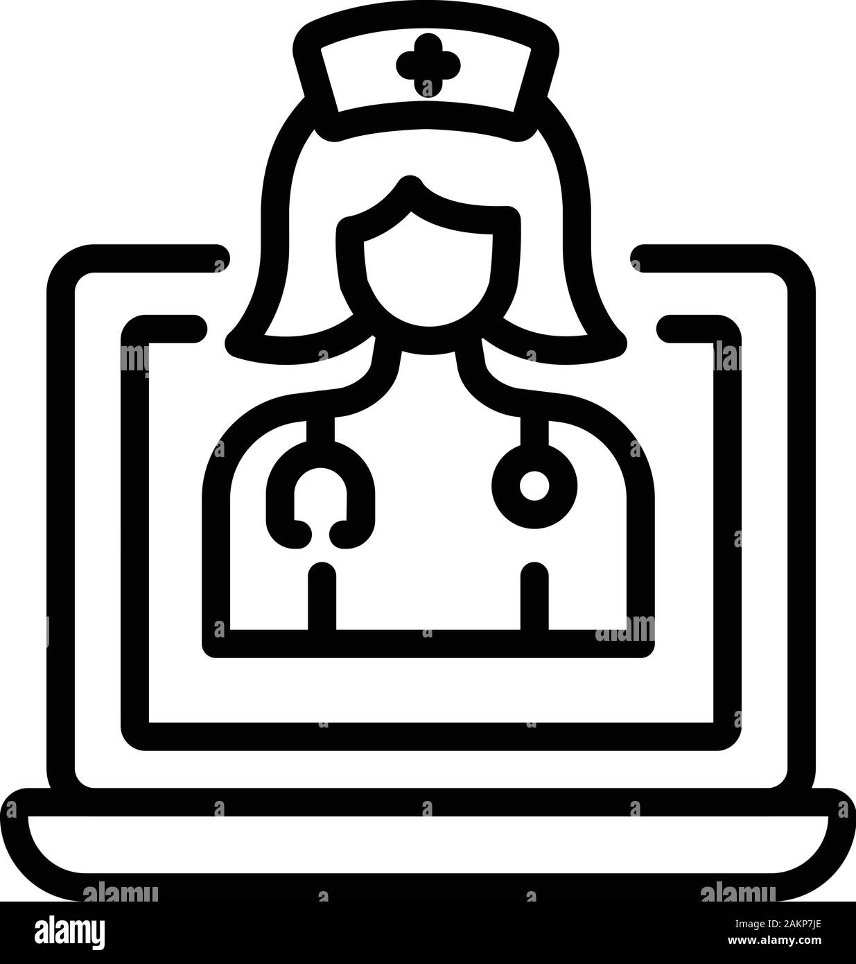 Online healthcare service telemedicine Black and White Stock Photos & Images - Alamy