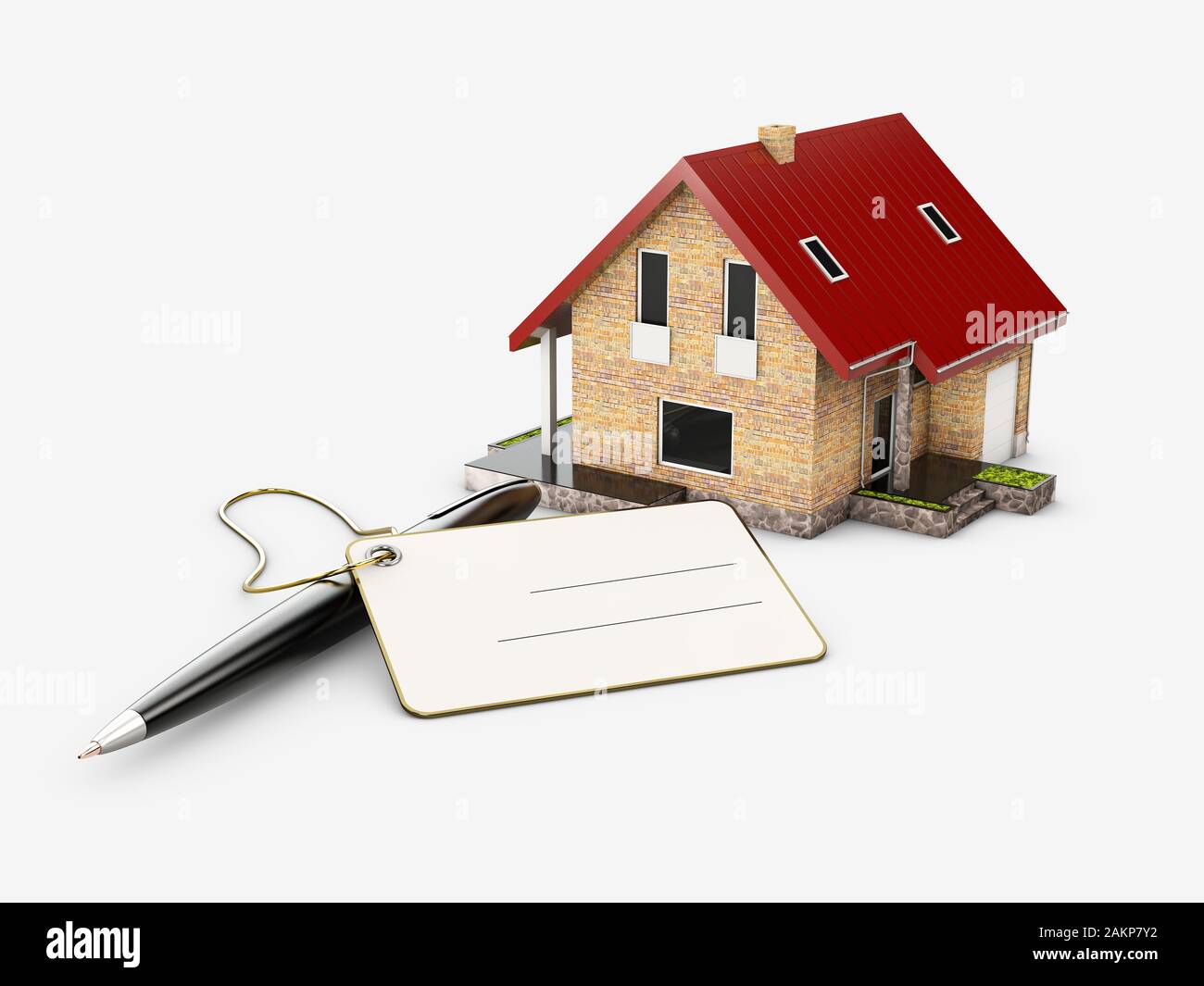 Balance of money and house illustration hi-res stock photography and ...