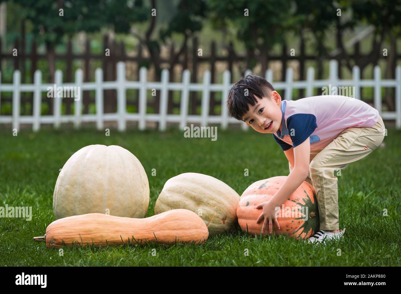 Modern child working on farm hi-res stock photography and images - Alamy