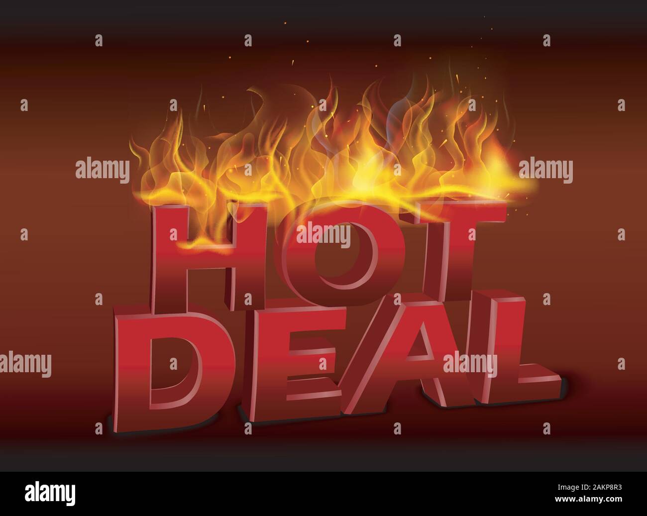 Concept of hot deal design Stock Vector Image & Art - Alamy