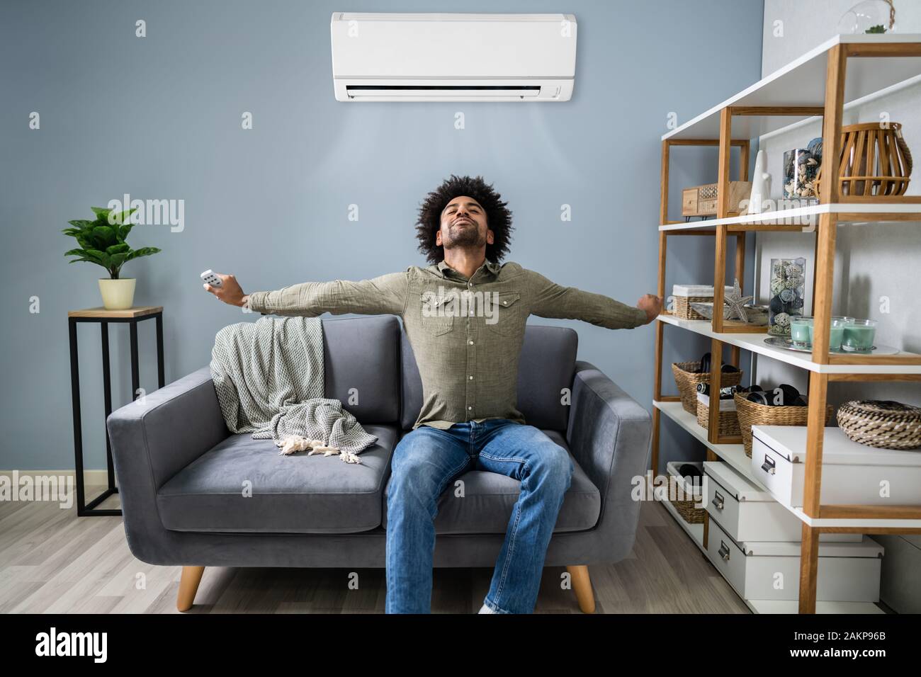 Cool man on sofa hi-res stock photography and images - Alamy