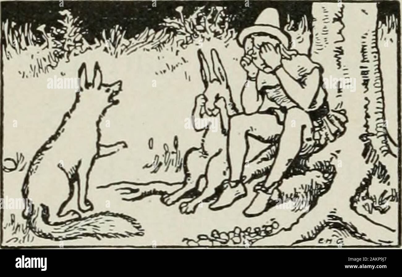 Primer Part II . Then the boy sat down on the hillsideand cried. As he ...