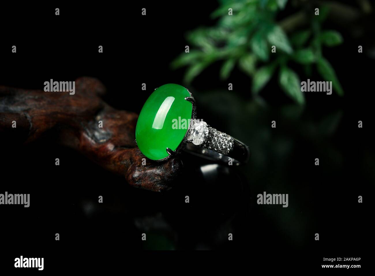 With jade ring features Stock Photo - Alamy