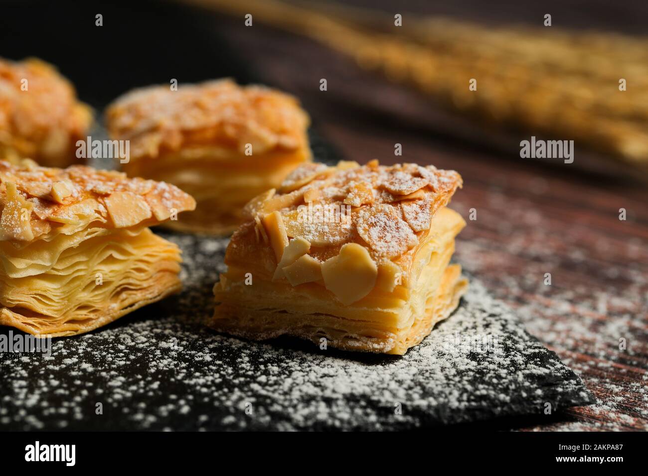 Thousand layer cake Stock Photo - Alamy