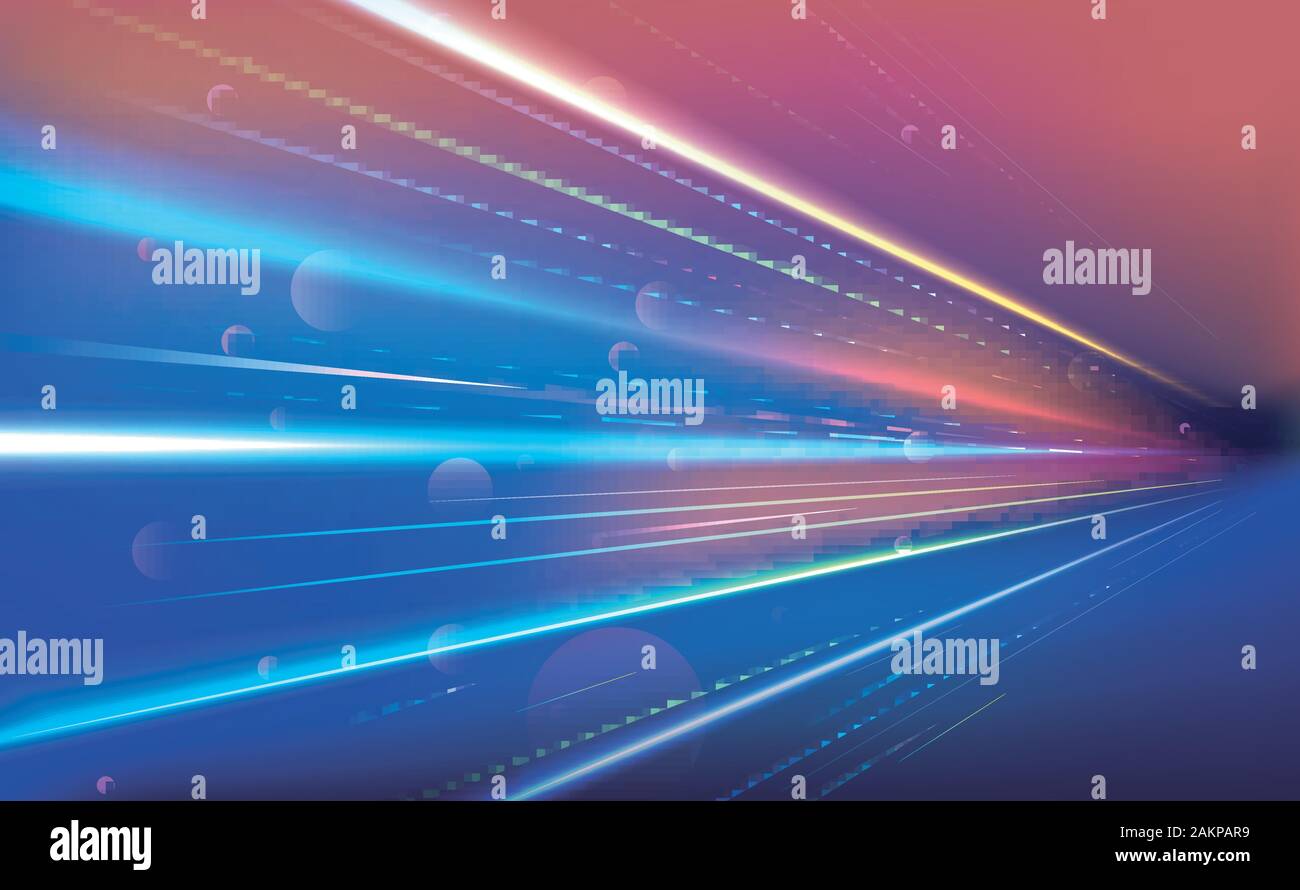 Colourful light rays Stock Vector Image & Art - Alamy