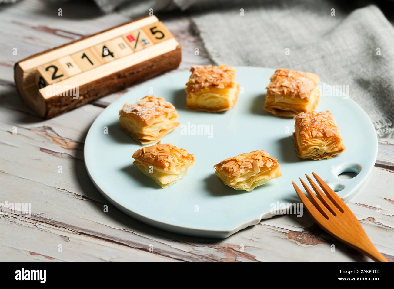 Thousand layer cake Stock Photo - Alamy