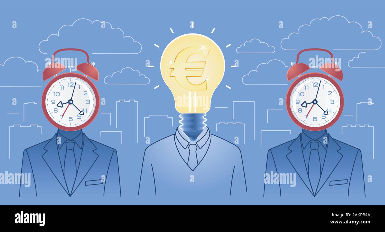 Successful business men in Stock Vector Images - Alamy