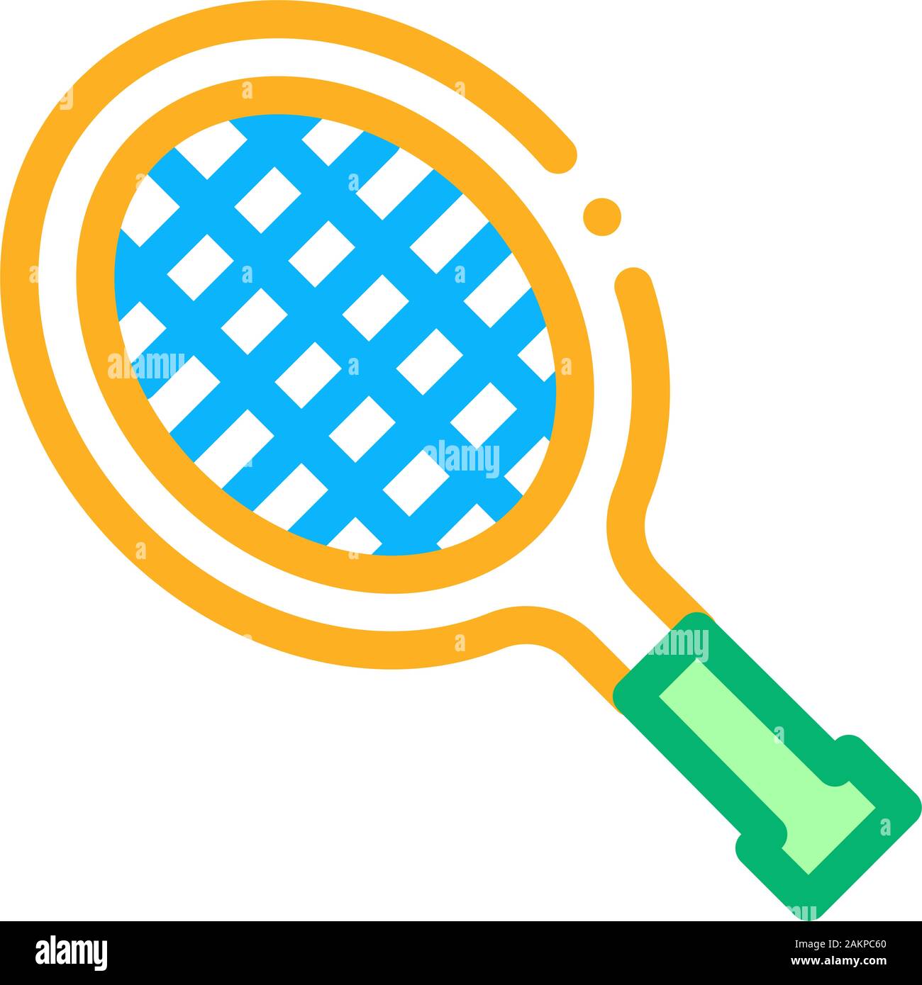Tennis Racket Icon Vector Outline Illustration Stock Vector Image & Art ...