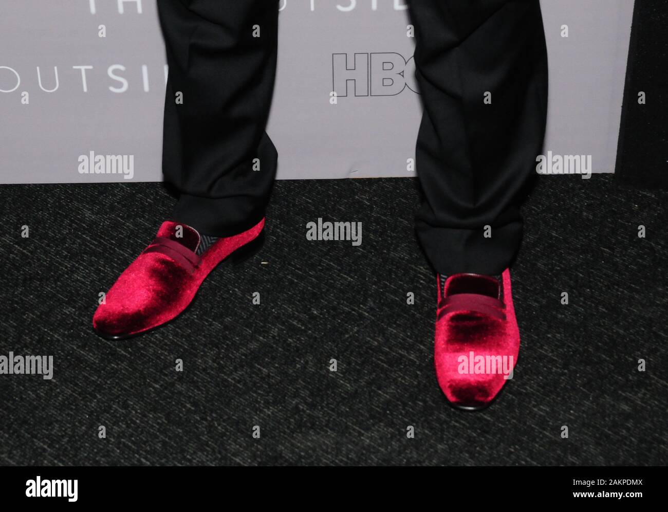 Los Angeles, California, USA 9th January 2020 Actor Jeremy Bobb, shoe ...