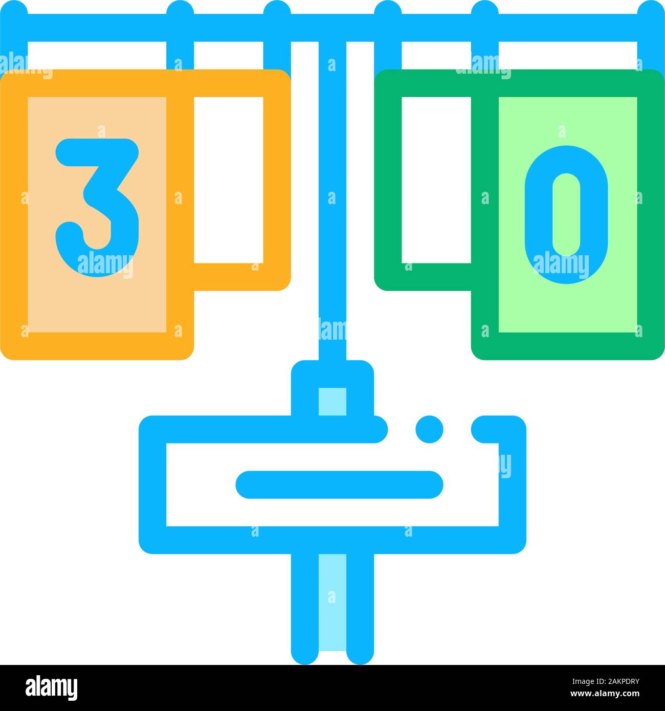 Advertising board football Stock Vector Images - Alamy