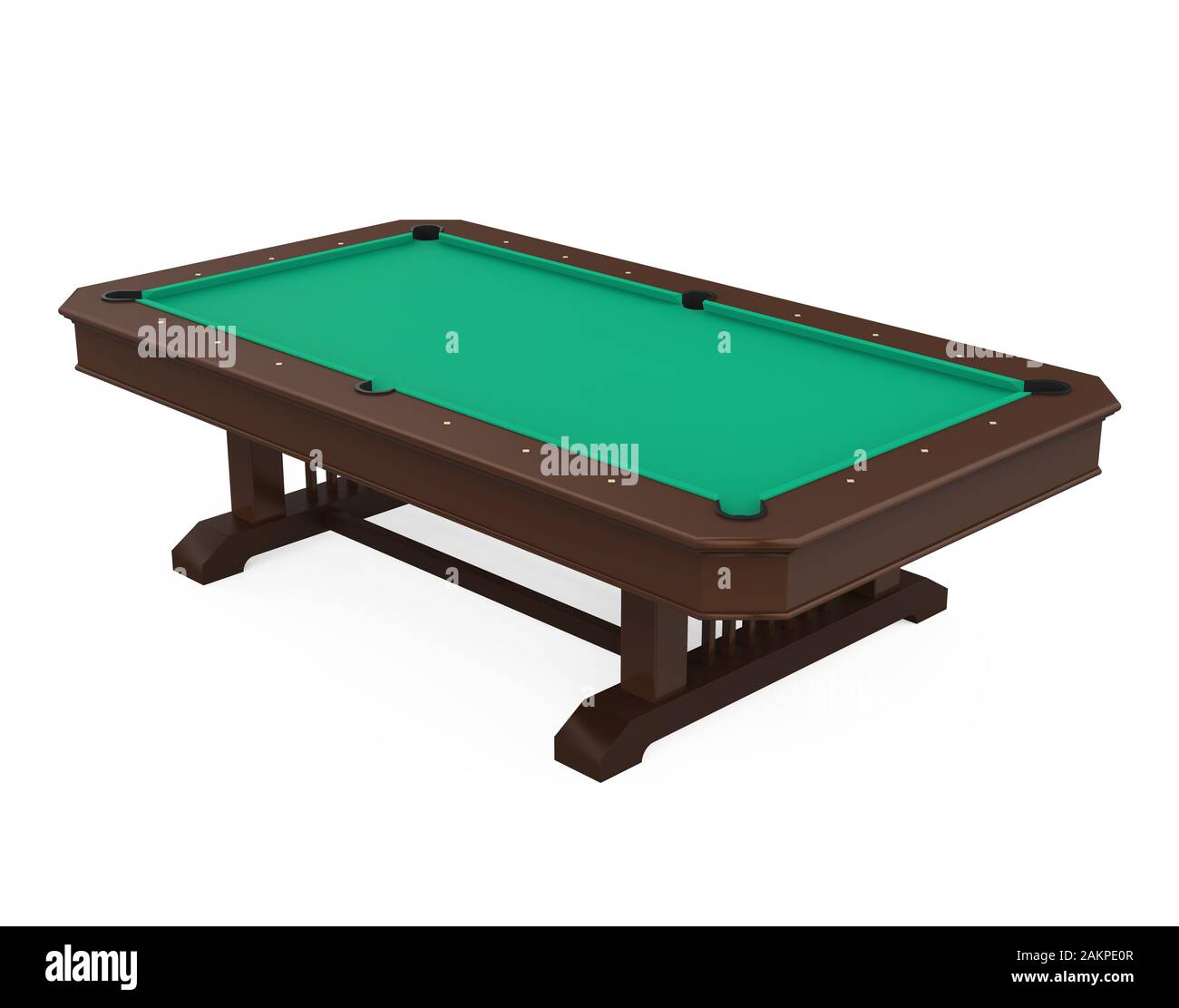 Billiard Table Isolated Stock Photo - Alamy