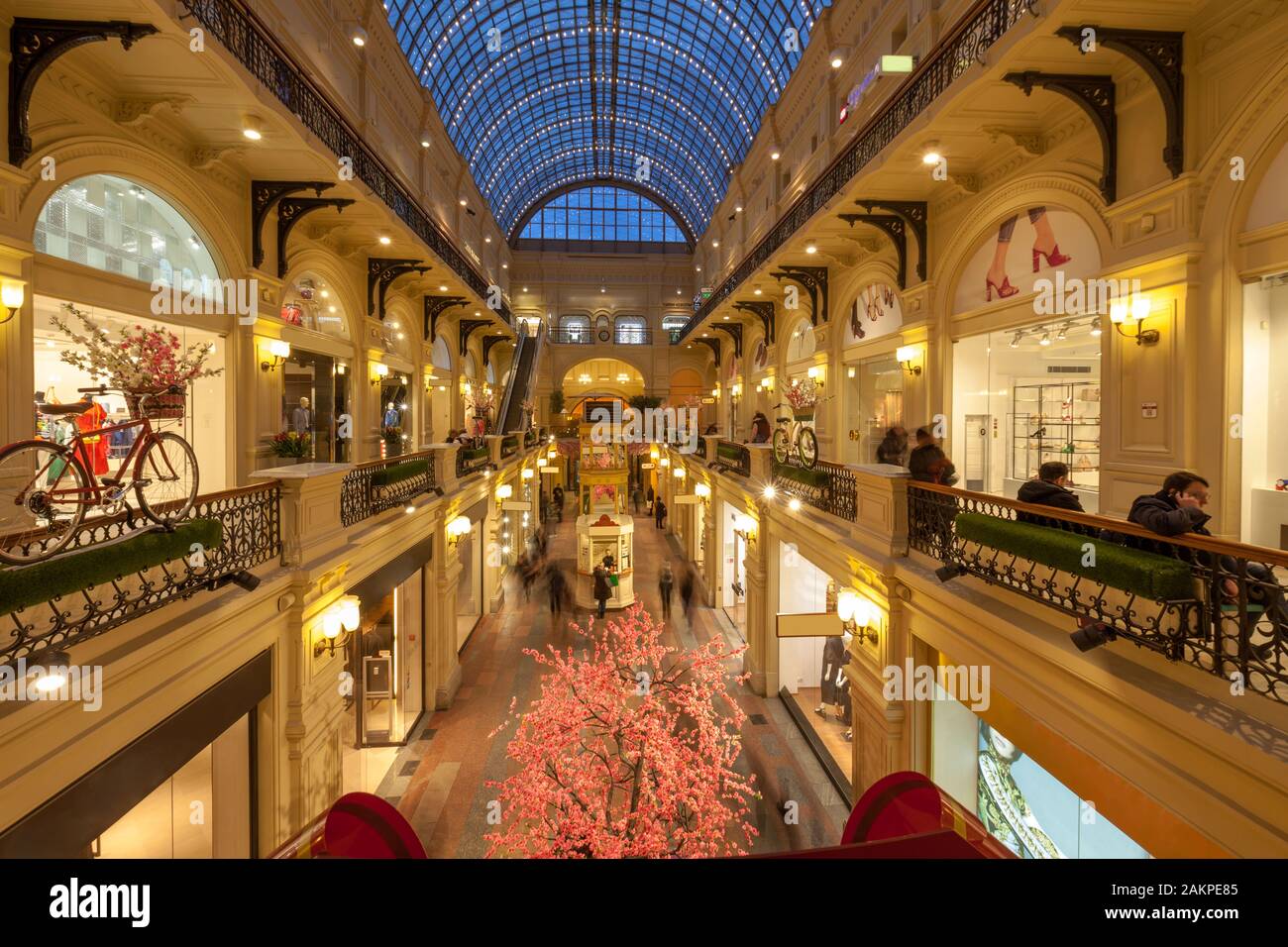 Red square in Moscow, Russia stores to interior Stock Photo - Alamy