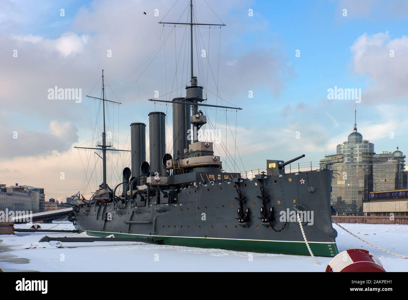 Russia's st. Petersburg fu LeEr cruiser Stock Photo - Alamy