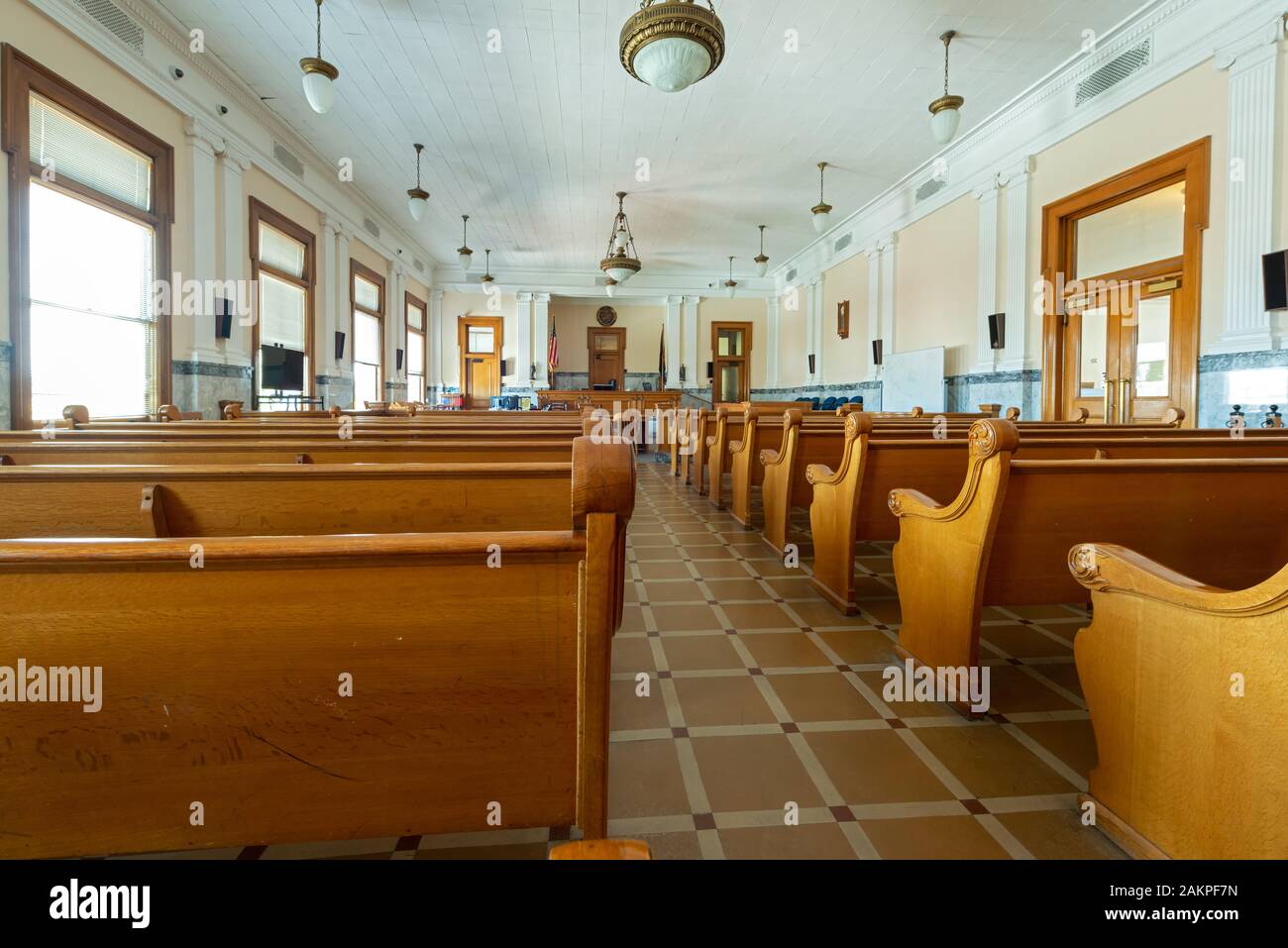 Interior view of the historic courthouse hi-res stock photography and ...