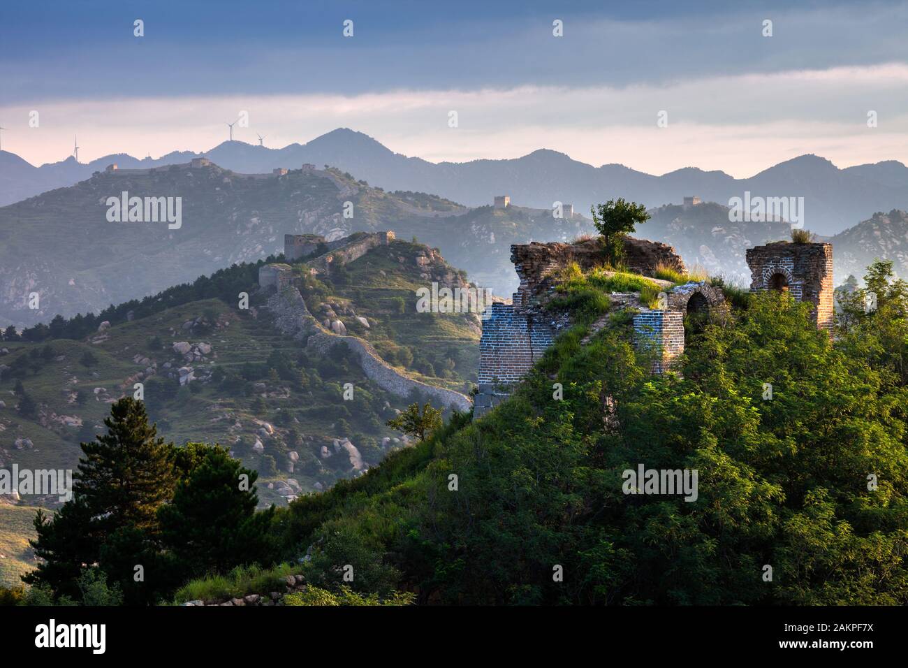 Laiyuan county, hebei province to the Great Wall Stock Photo - Alamy
