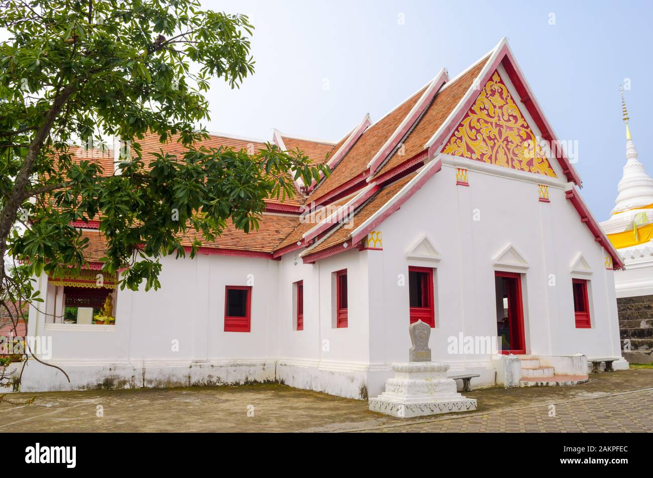 Tree in temple hi-res stock photography and images - Alamy
