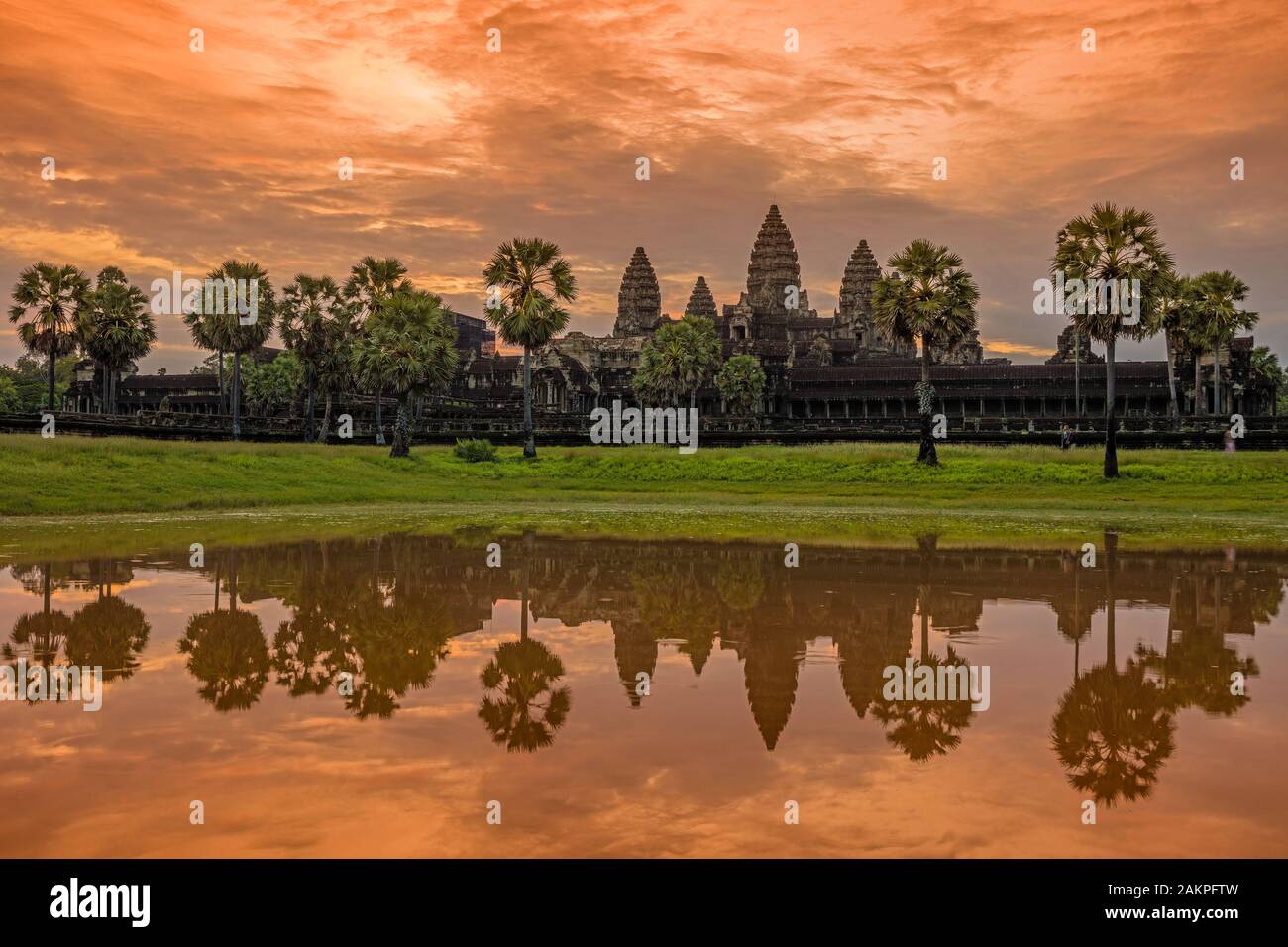 Buddhist temple Angkor Wat in Cambodia Stock Photo - Alamy