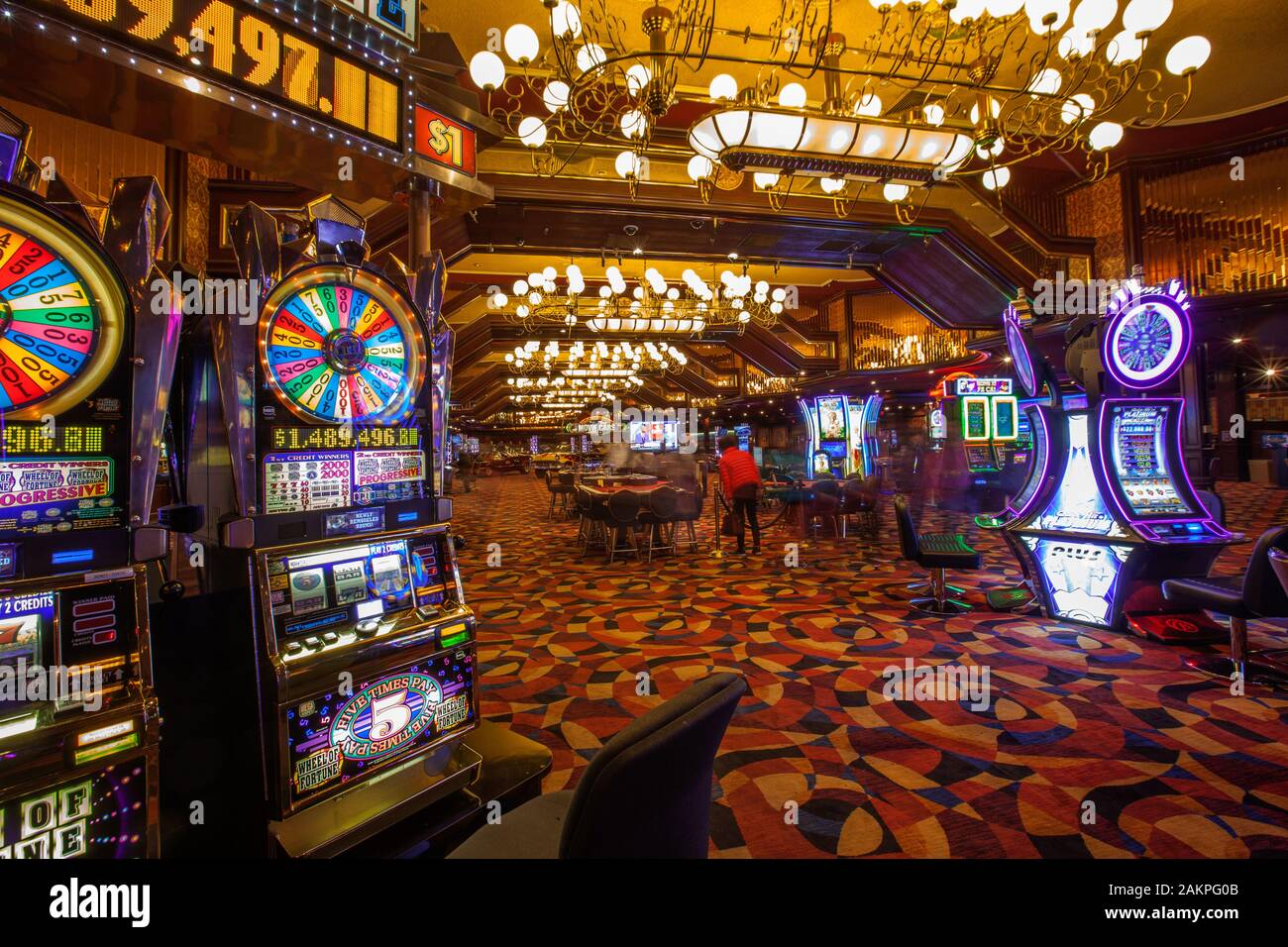 The interior of Las Vegas casinos Stock Photo - Alamy