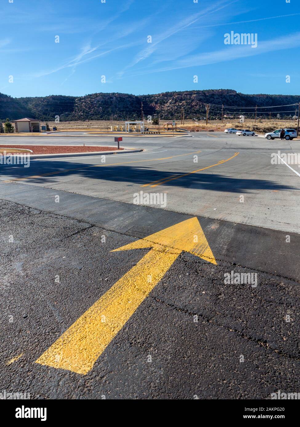 The road sign arrow Stock Photo - Alamy