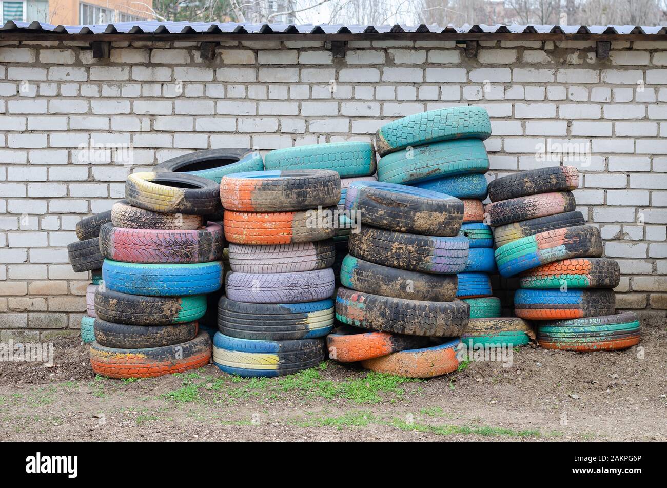 Painted Tires High Resolution Stock Photography and Images - Alamy