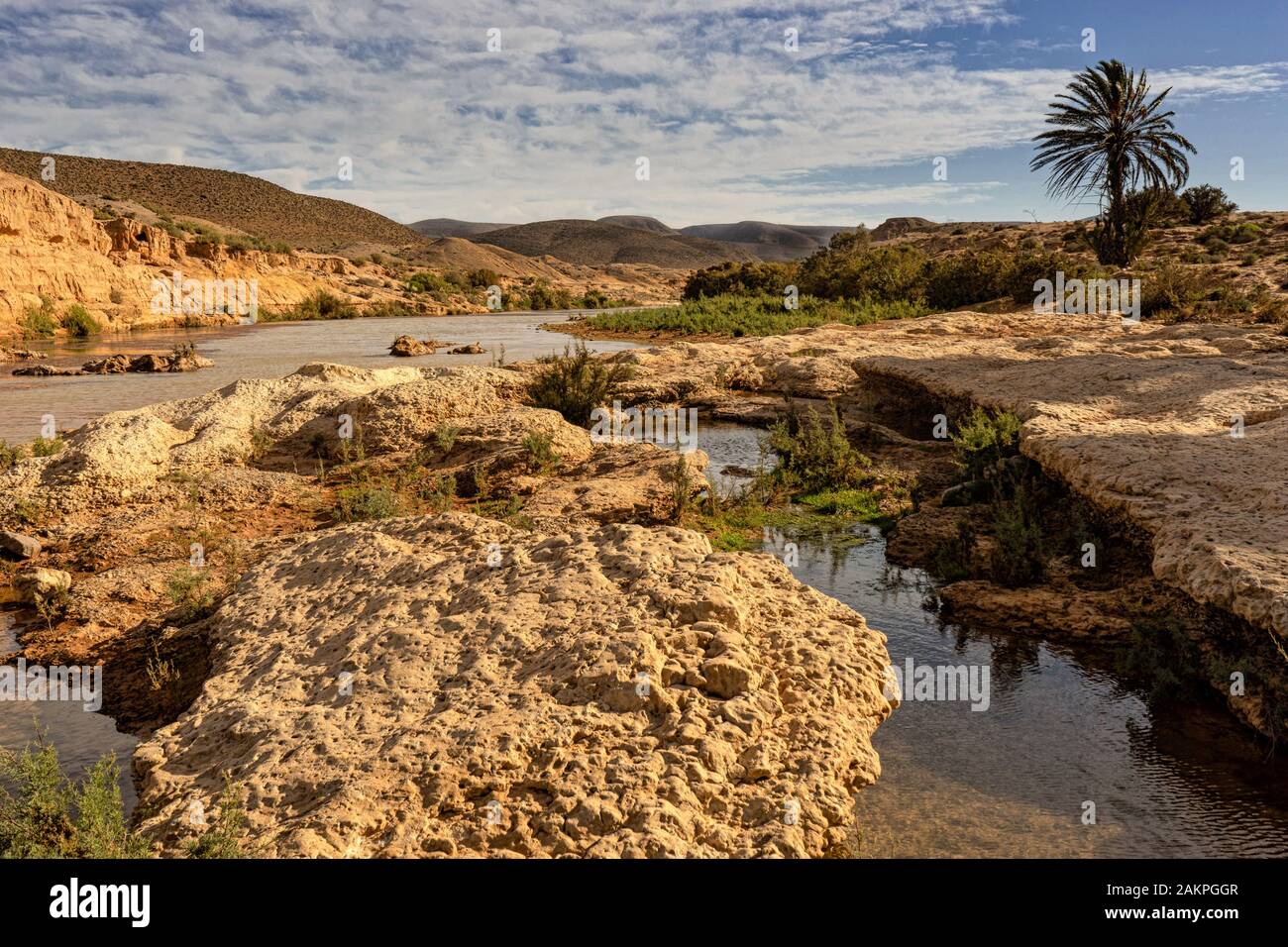 Ford of the oued noun near bou sherif, morocco Stock Photo - Alamy