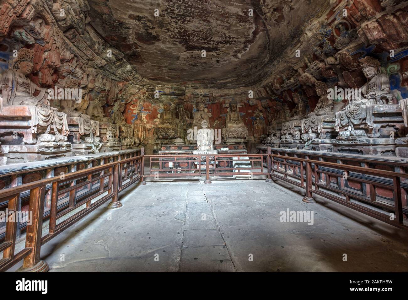 Chongqing dazu grottoes Stock Photo - Alamy